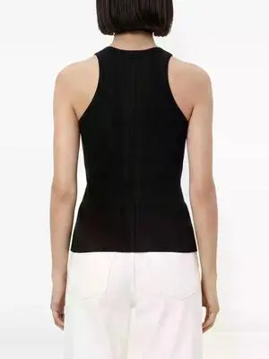 Soeur Kenzie Ribbed-knit Sleeveless Top