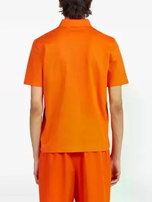 FERRAGAMO Polo-collar Cotton Polo Shirt