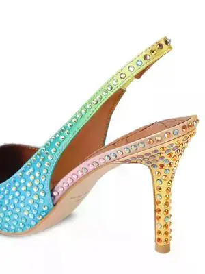 Kurt Geiger Crystal-embellished Eagle-head Pumps