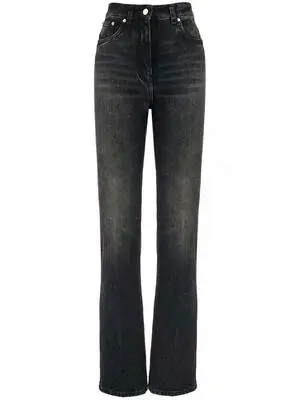 FERRAGAMO High-rise Flared Jeans - Black