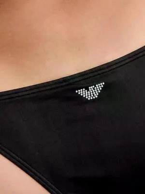 Emporio Armani Logo Detail Bikini Bottom