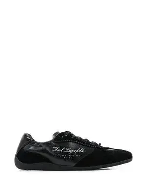 Karl Lagerfeld Altia Panelled Sneakers - Black