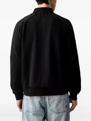 Karl Lagerfeld Monogram-pattern Zip-up Sweatshirt