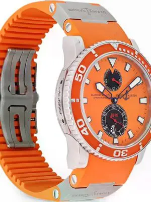 ULYSSE NARDIN Maxi Marine Diver 42mm Watch - Orange