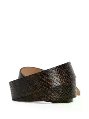 Isabel Marant Étoile Snakeskin Effect Belt - Brown
