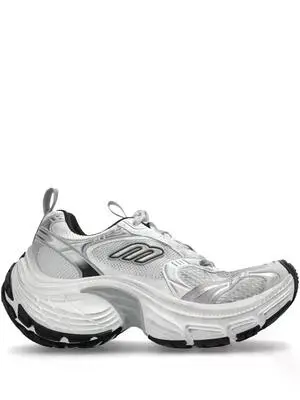 Balenciaga Logo Plaque Sneakers - Grey