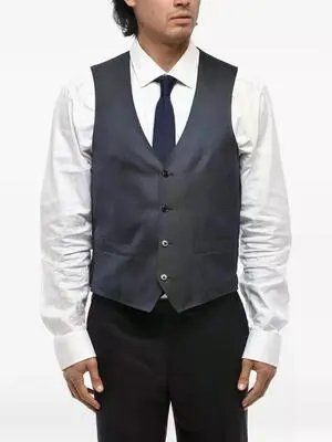 Corneliani Silk-twill Waistcoat