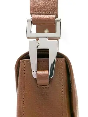 Emporio Armani 1981 Grainy Leather Shoulder Bag