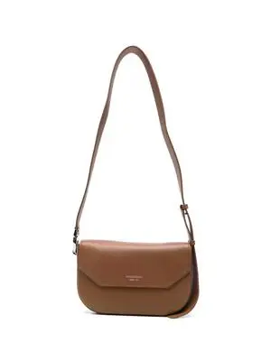 Emporio Armani 1981 Grainy Leather Shoulder Bag - Brown