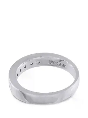 LB EXCLUSIVE Platinum Square Diamond Band Ring