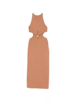 Cult Gaia Cypress Cut-out Midi Dress - Brown