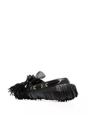 13 09 SR Fringed-leather Loafers