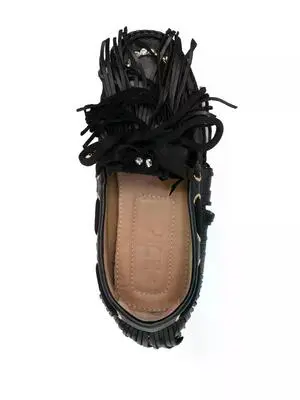 13 09 SR Fringed-leather Loafers