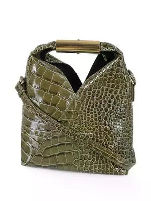 MAISON MARGIELA Japanese Croc Effect Leather Bucket Bag