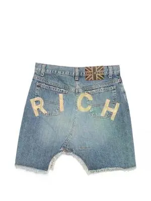 John Richmond 2000s Distressed Hem Miniskirt