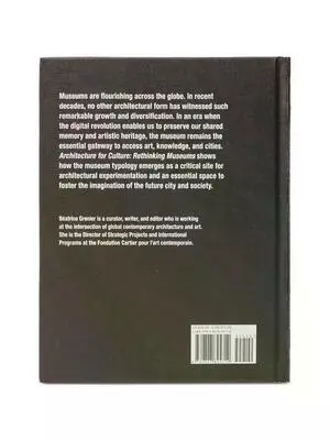 RIZZOLI Architecture For Culture: Rethinking Museums Book - Black