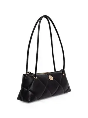 TWINSET Quilted Bowler Bag With Logo