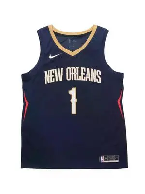 Nike New Orleans Pelicans Icon Edition Dri-fit Nba Swingman Jersey - Blue