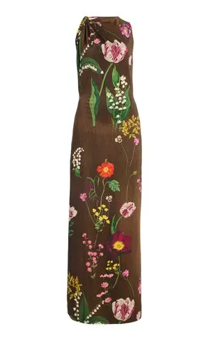Oscar De La Renta Paneled Evening Dresses