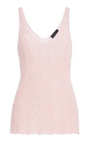 HAIKURE Lois' Wool-blend Cable Knit Tank Top