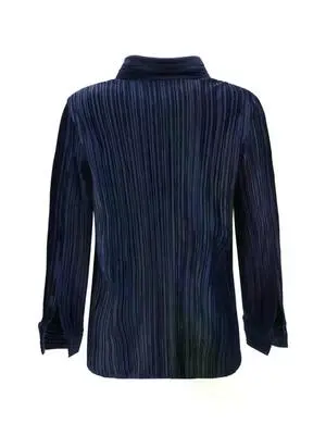 GONGDID DESIGN Plissé Effect Shirt