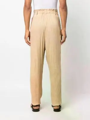 Saint Laurent Straight-leg Silk-blend Trousers