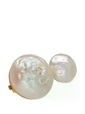 COPPOLA E TOPPO Faux-pearl Embellished Clip-on Earrings