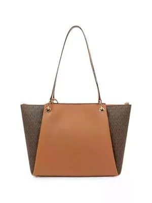 Michael Kors Monogram-pattern Leather Tote Bag