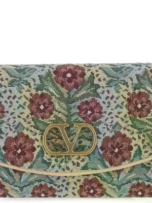 Valentino Garavani Locò Floral-tapestry Shoulder Bag