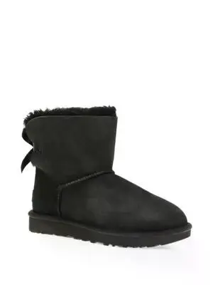 UGG Mini Bailey Bow Ii Ankle Boots - Black