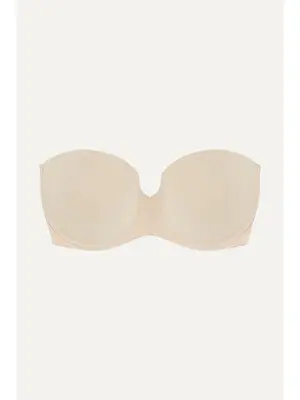 Calvin Klein Perfectly Fit Padded Strapless Bra - Neutrals