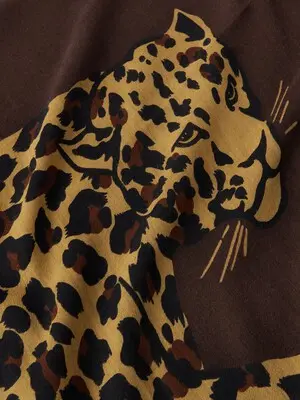 Saint Laurent Printed Wool-twill Scarf