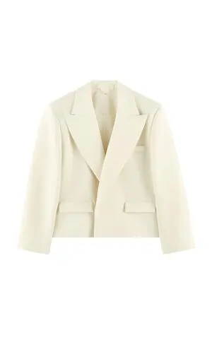 Arakii Point Boxy Blazer - Off-white