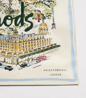 Harrods Canvas City Stories Tote Bag - Ivory
