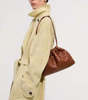 Bottega Veneta Leather Dustbag Shoulder Bag