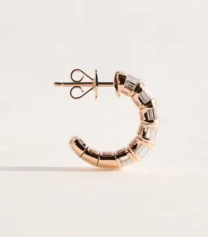 Shay Rose Diamond Baguette Earrings