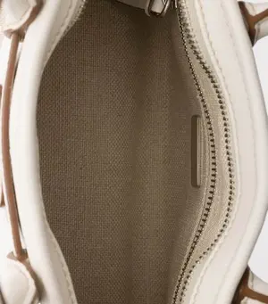 Prada Small Linen-leather Bonnie Top-handle Bag