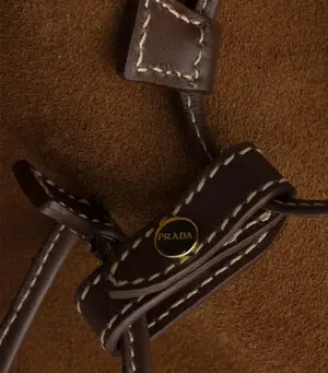 Prada Suede Drawstring Wish Pouch