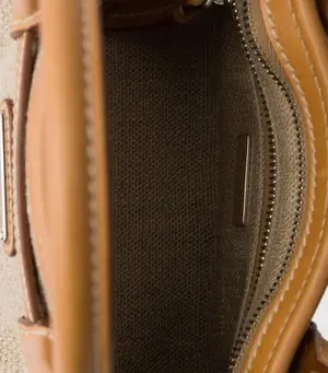 Prada Small Linen-leather Bonnie Top-handle Bag