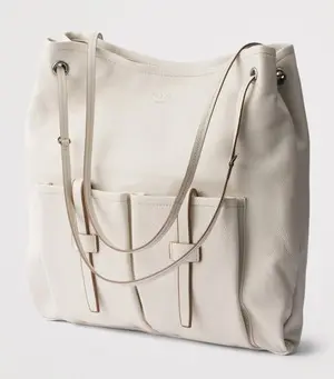 Prada Large Leather Route Shoulder Bag
