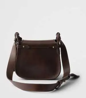 Prada Mini Leather Corsaire Shoulder Bag