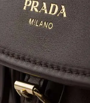 Prada Mini Leather Corsaire Shoulder Bag
