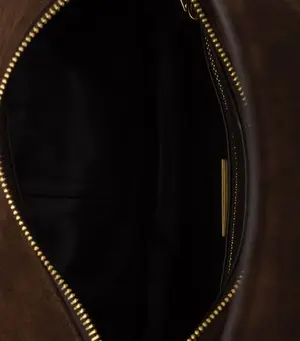 Prada Medium Suede Aimée Shoulder Bag