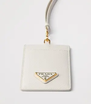 Prada Saffiano Leather Luggage Tag