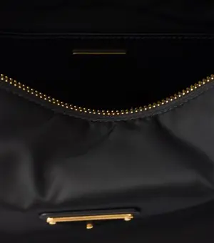 Prada Small Re-nylon And Leather Explore Shoulder Bag