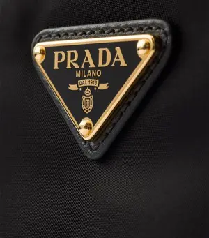 Prada Small Re-nylon And Leather Explore Shoulder Bag