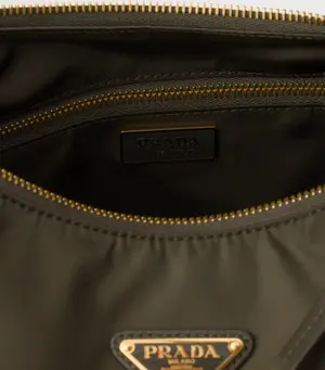 Prada Large Re-nylon And Leather Explore Shoulder Bag