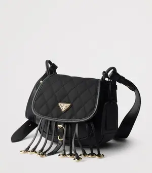 Prada Re-nylon And Leather Corsaire Shoulder Bag