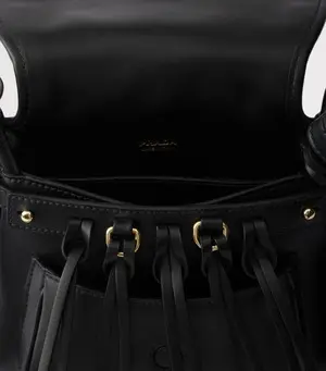 Prada Re-nylon And Leather Corsaire Shoulder Bag