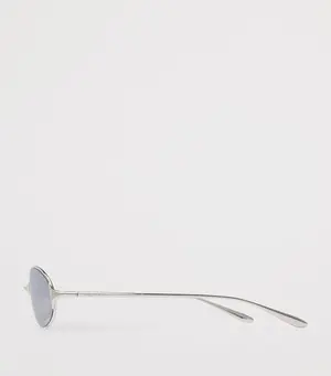 Alexander McQueen Metal Sunglasses
